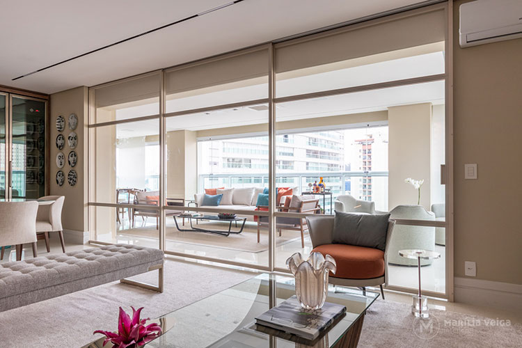 Varanda integrada transforma conceito de morar | Marília Veiga